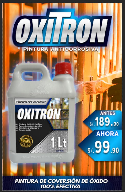 OXITRON ® - PINTURA ANTICORROSIVA 100 % EFECTIVA – TU TIENDA ONLINE ...